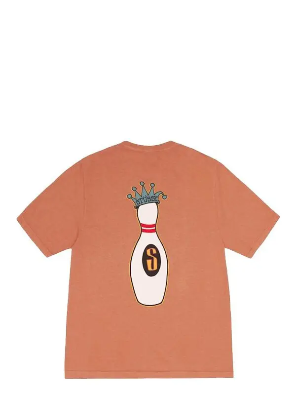 StÜssy Kingpin Dyed Tee Shirt - Rust