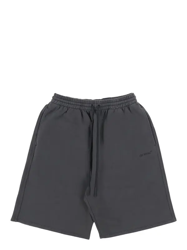 Off-White Diag Stripe Shorts - Black