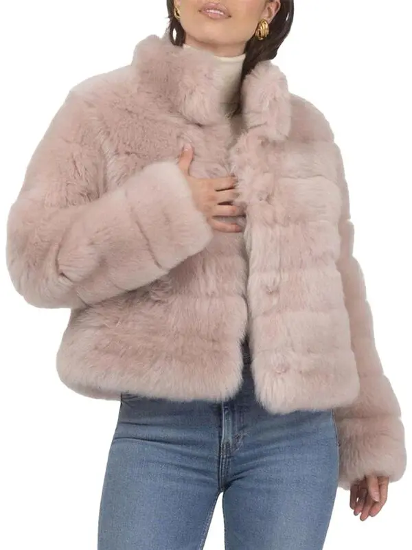 Gorski Reversible Merinillo Lamb Shearling Jacket - Blush
