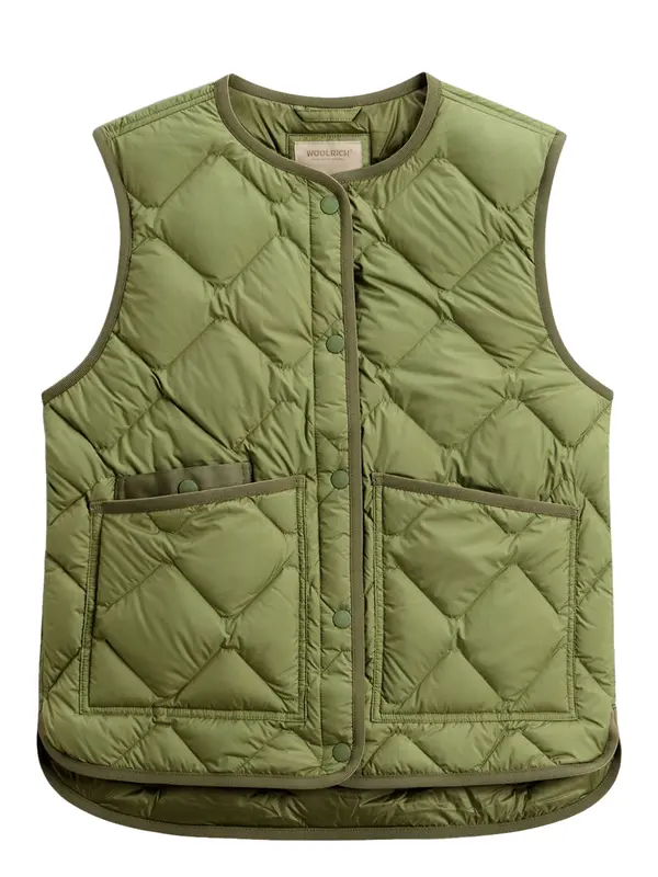 Woolrich Heritage Quilted Vest - Green