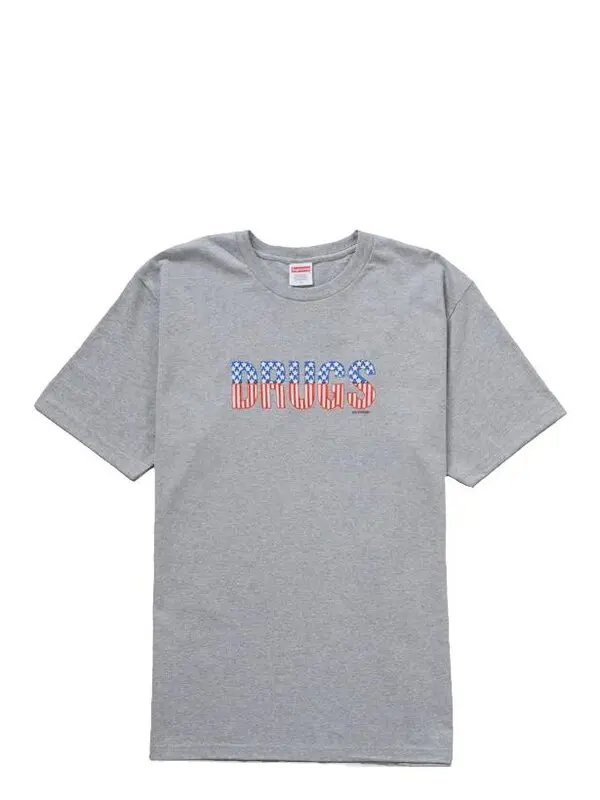 Supreme Drugs Tee Shirt - Heather Grey