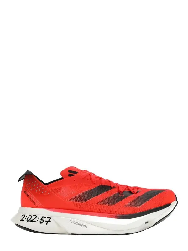 Adidas Adizero Adios Pro 3 Sneakers - Solar Red/core Black/better Scarelet Red