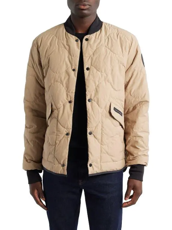 Canada Goose Boswell Water Repellent Reversible 750 Fill Power Down Liner Jacket - Desert Sand/black