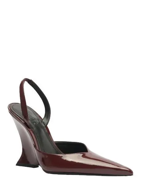 Schutz Siena Slingback Wedge Pumps - Red