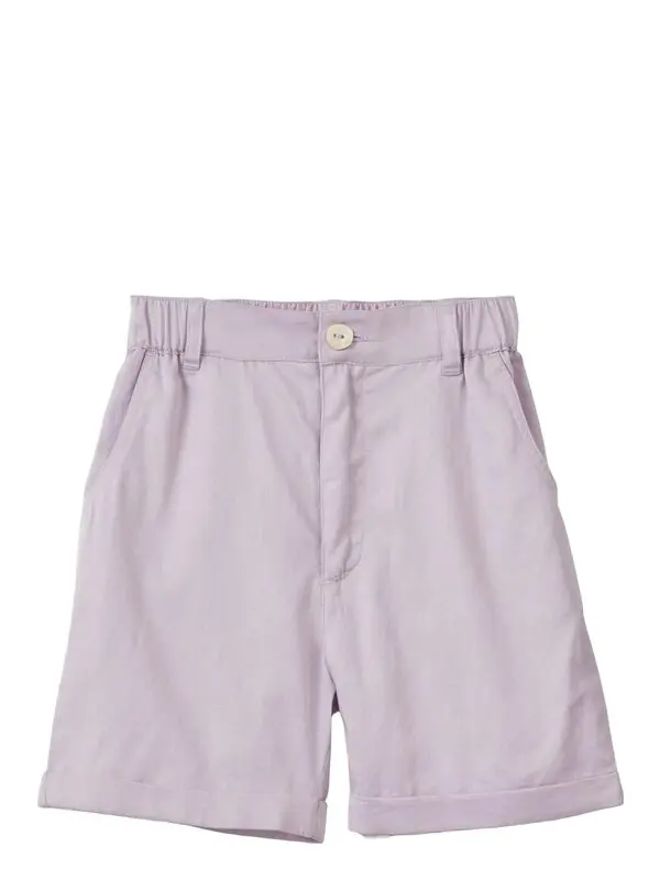 VILD HOUSE OF LITTLE Organic Cotton Bermuda Shorts - Lavender