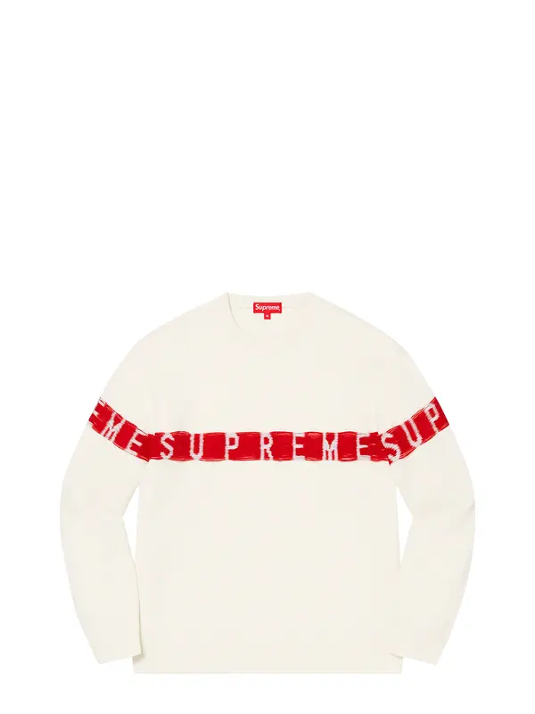 Supreme Inside Out Logo Sweater - White
