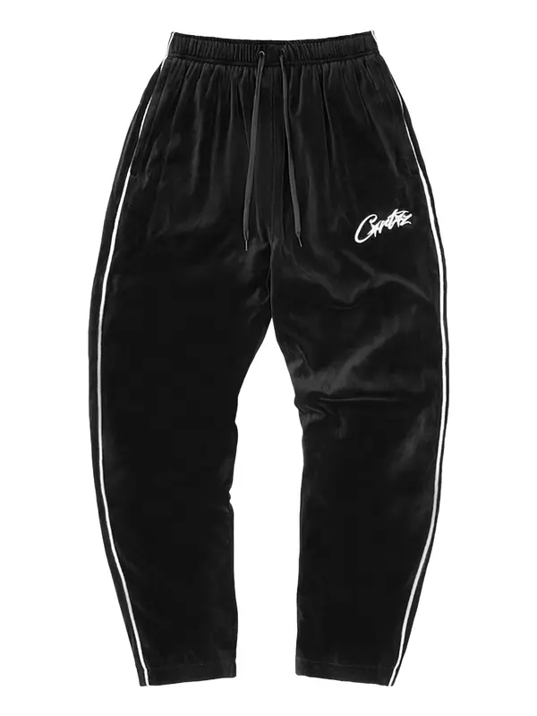 CORTEIZ Vvs Velour Bottoms - Black