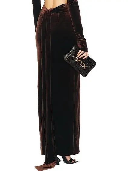 Galvan Van Opstal Skirt - Chocolate