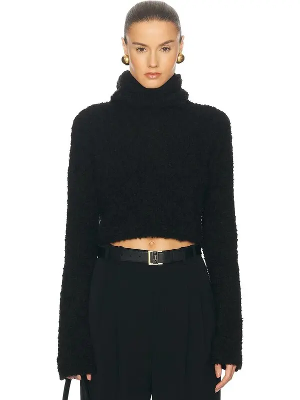 Saint Laurent Turtleneck Sweater - Noir