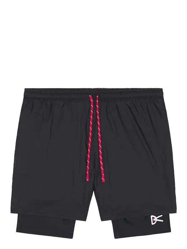 DISTRICT VISION Ripstop Layered Trail Shorts - Black