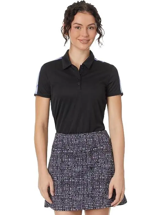 Adidas Ultimate365 Printed Polo Shirt - Black