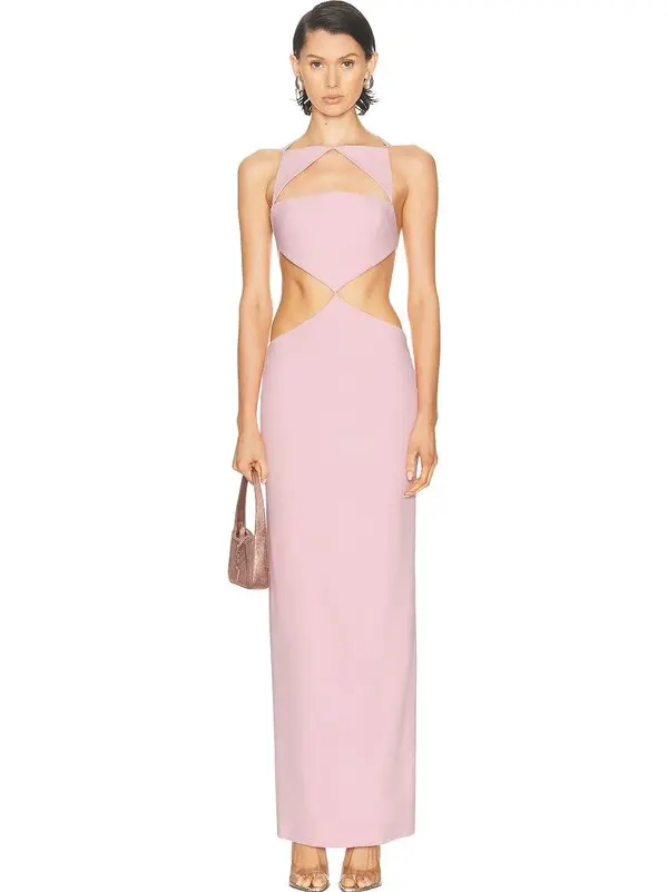 Versace Cut-out Gown - Pastel Pink