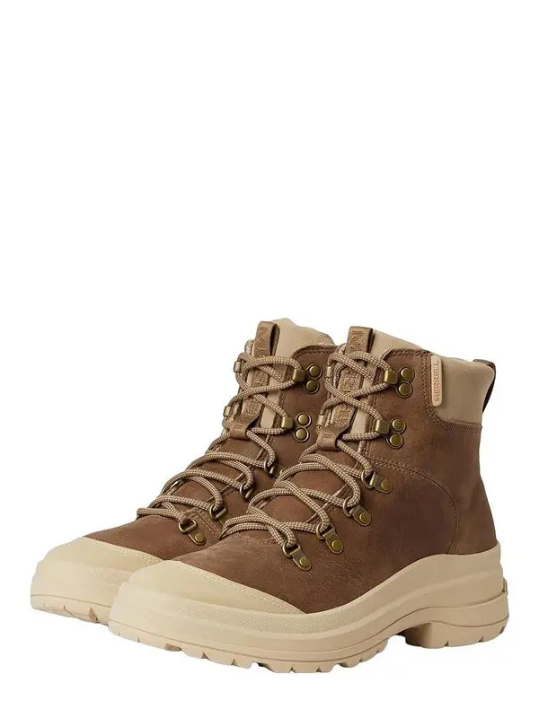 Merrell Harper Lace Zip Waterproof Ankle Boots - Khaki