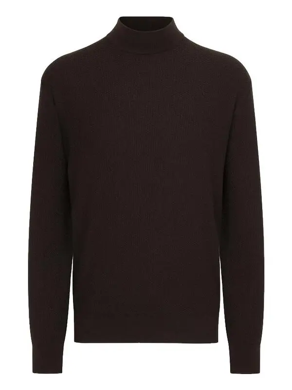 Stefano Ricci Mock-neck Sweater - Brown