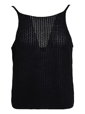 Vero Moda Halterneck Knit Top - Black