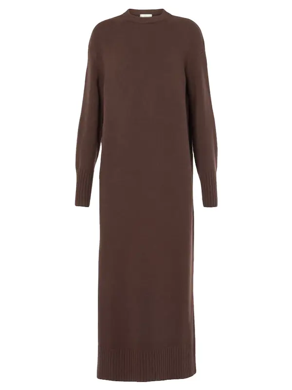 FFORME Ainsley Wool And Cashmere Shift Dress - Brown