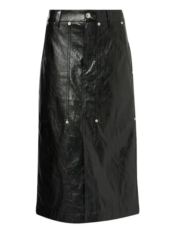 MARANT ETOILE Angele Midi Skirt - Black