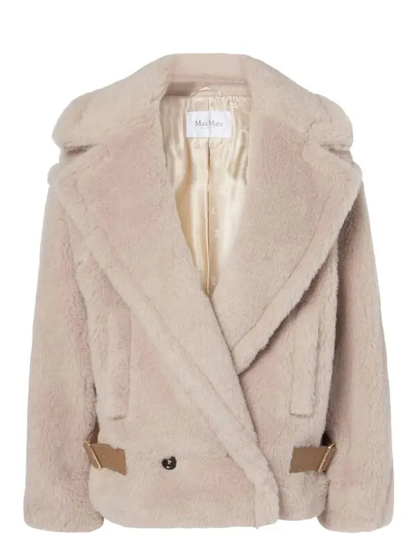 Max Mara Radice Teddy Jacket - Beige