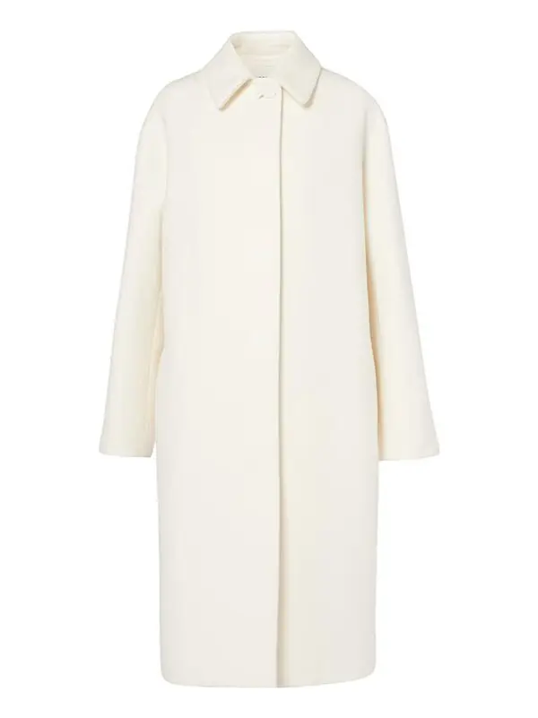 FFORME Jamie Virgin Wool Coat - White