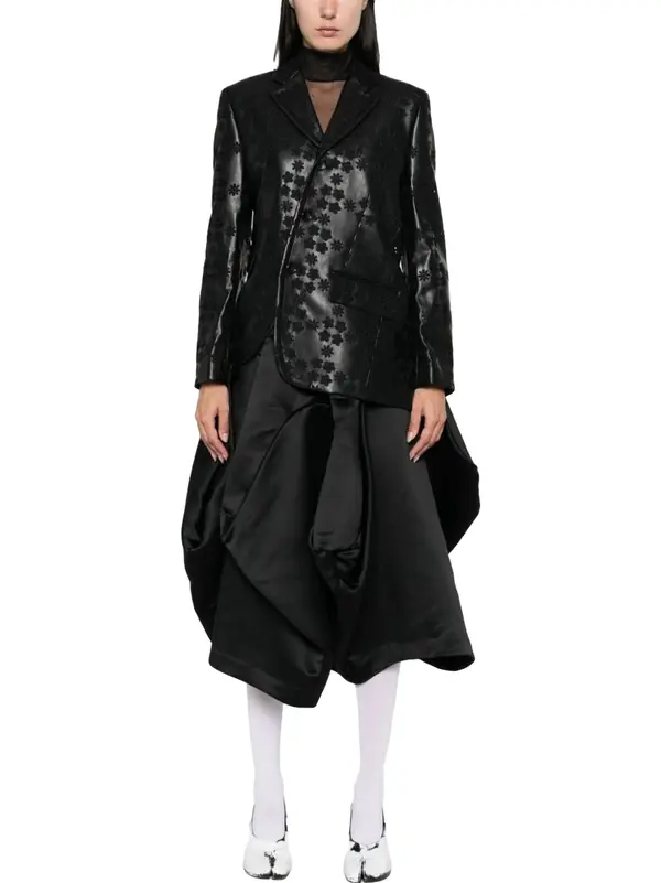 Comme Des Garçons Asymmetric Blazer - Black
