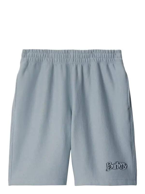 Burberry Logo-printed Shorts - Blue