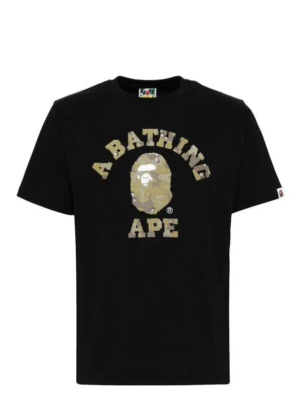 A BATHING APE Logo-printed T-shirt - Black
