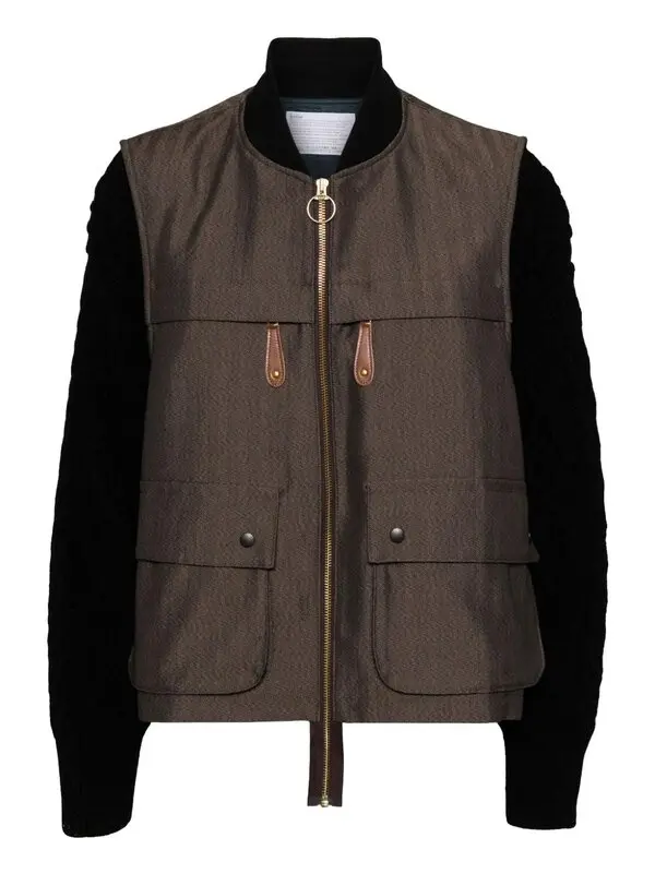 Kolor Double-layered Jacket - Brown