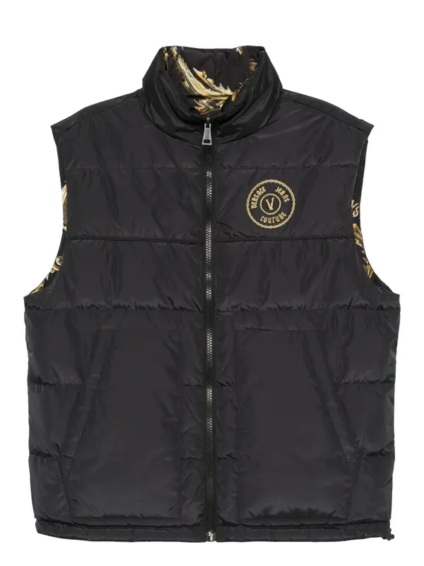 Versace Reversible Gilet - Black