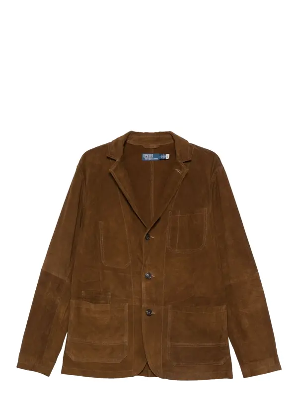 Polo Ralph Lauren Suede Jacket - Brown