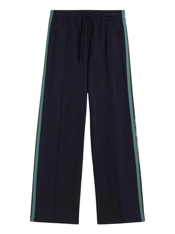 Ami Stripe-detailing Track Pants - Blue