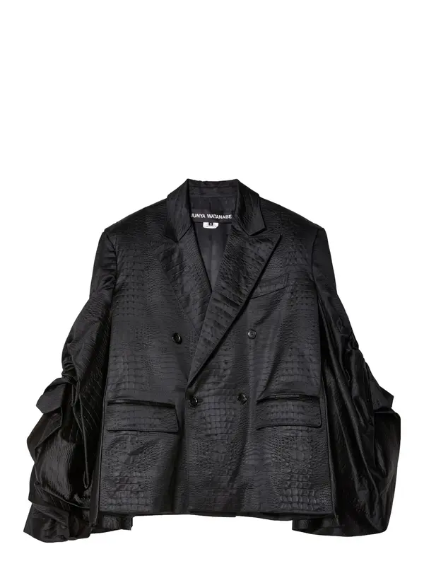 Junya Watanabe Sleeveless Oversized Jacket - Black