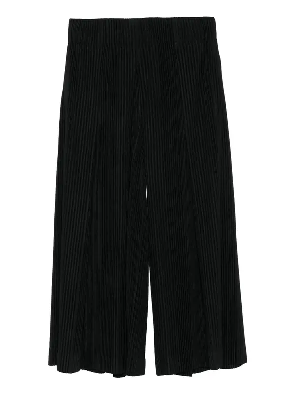 Issey Miyake Tucked Trousers - Black