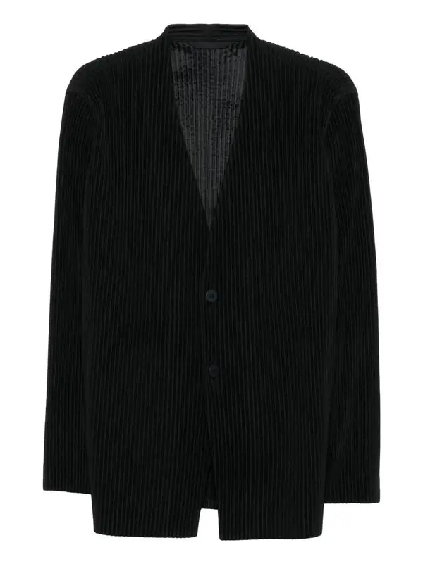 Issey Miyake Tailored Pleats Jacket - Black