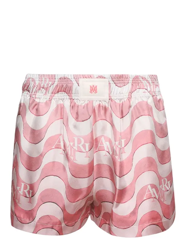 Amiri Staggered Wave Shorts - Pink