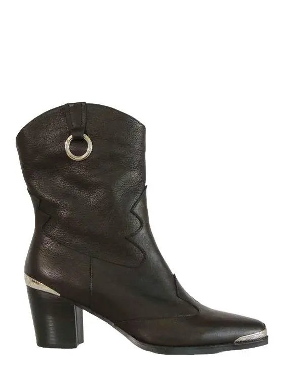 BELLE & BLOOM Dallas Western Boots - Vintage Black