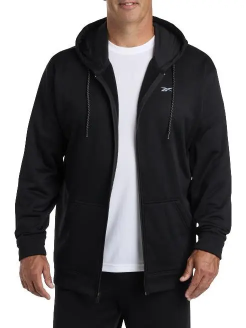 REEBOK Performance Zip-front Hoodie - Black