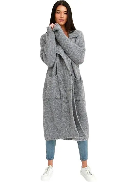 BELLE & BLOOM Born To Run Sweater Coat - Grey