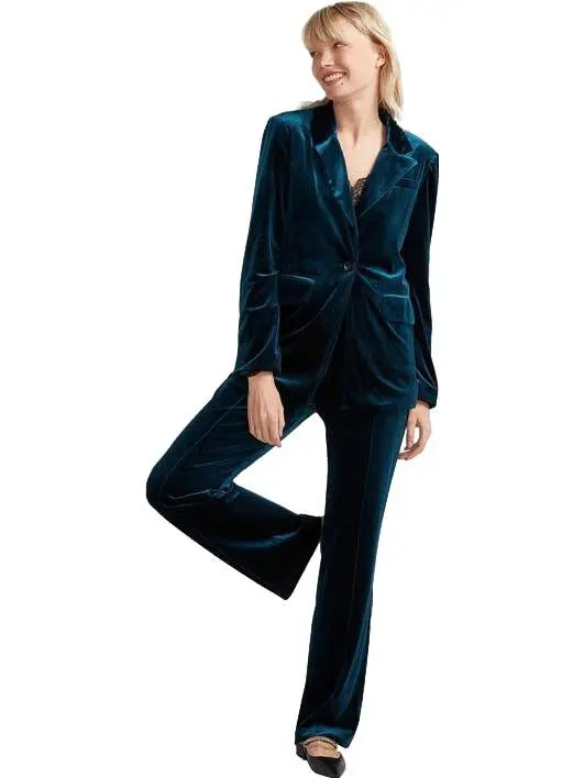 BELLE & BLOOM Eternity Velvet Blazer - Royal Blue