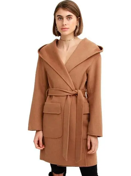 BELLE & BLOOM Robe Coat - Camel