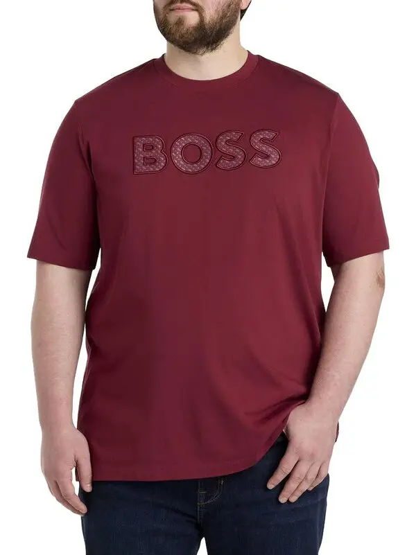 BOSS Thompson Graphic Tee - Dark Red