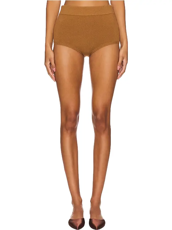 W. CASHMERE Amelie Cashmere Short - Caramel