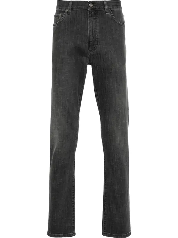 Zegna Straight-leg Jeans - Black