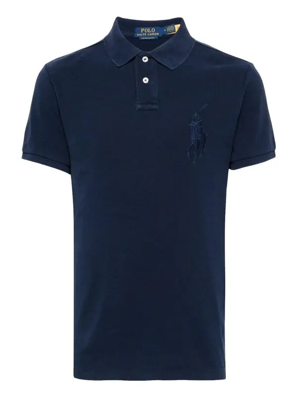 Polo Ralph Lauren Polo Pony-embroidery Polo Shirt - Blue
