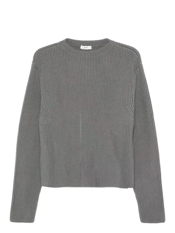 RIER Virgin Wool Sweater - Grey