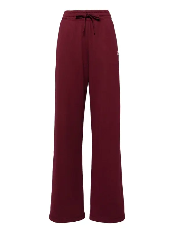 Maison Kitsuné Logo Patch Pants - Red