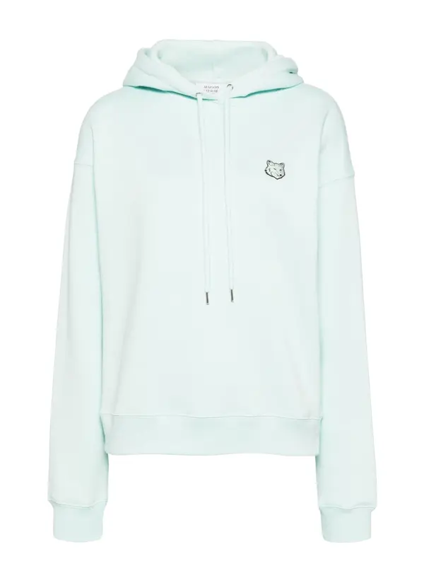 Maison Kitsuné Bold Fox Head Patch Hoodie - Green