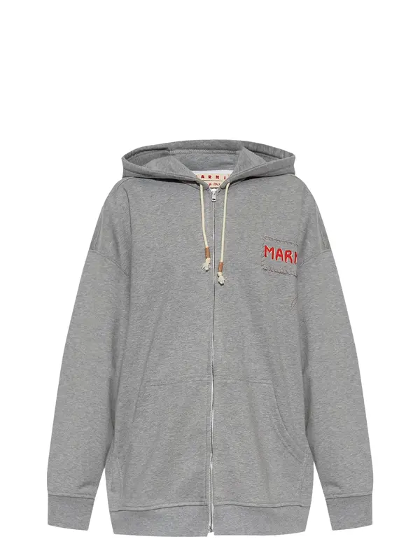 Marni Loopback Hoodie - Grey