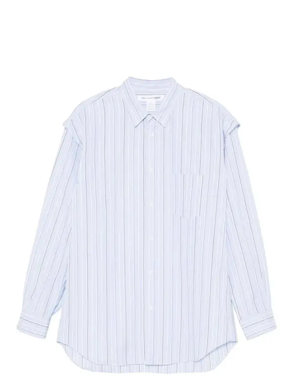 Comme Des Garçons Striped Shirt - Blue