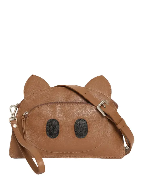 STUDIO CHOFAKIAN Pig Fun Clutch - Brown