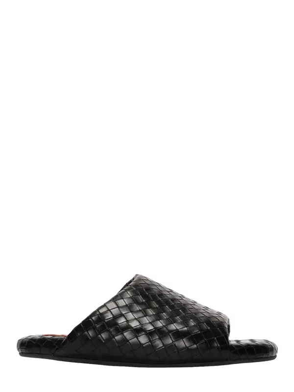 SIMONMILLER Woven-design Bubble Slides - Black
